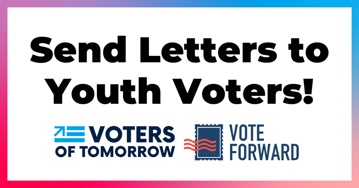 Write Letters to Youth Voters with Vote Forward · The Union